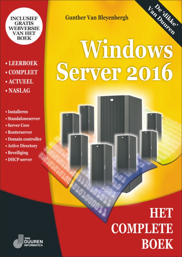Het complete boek: Windows server 2016 | Uitgeverij LannooCampus Nederland